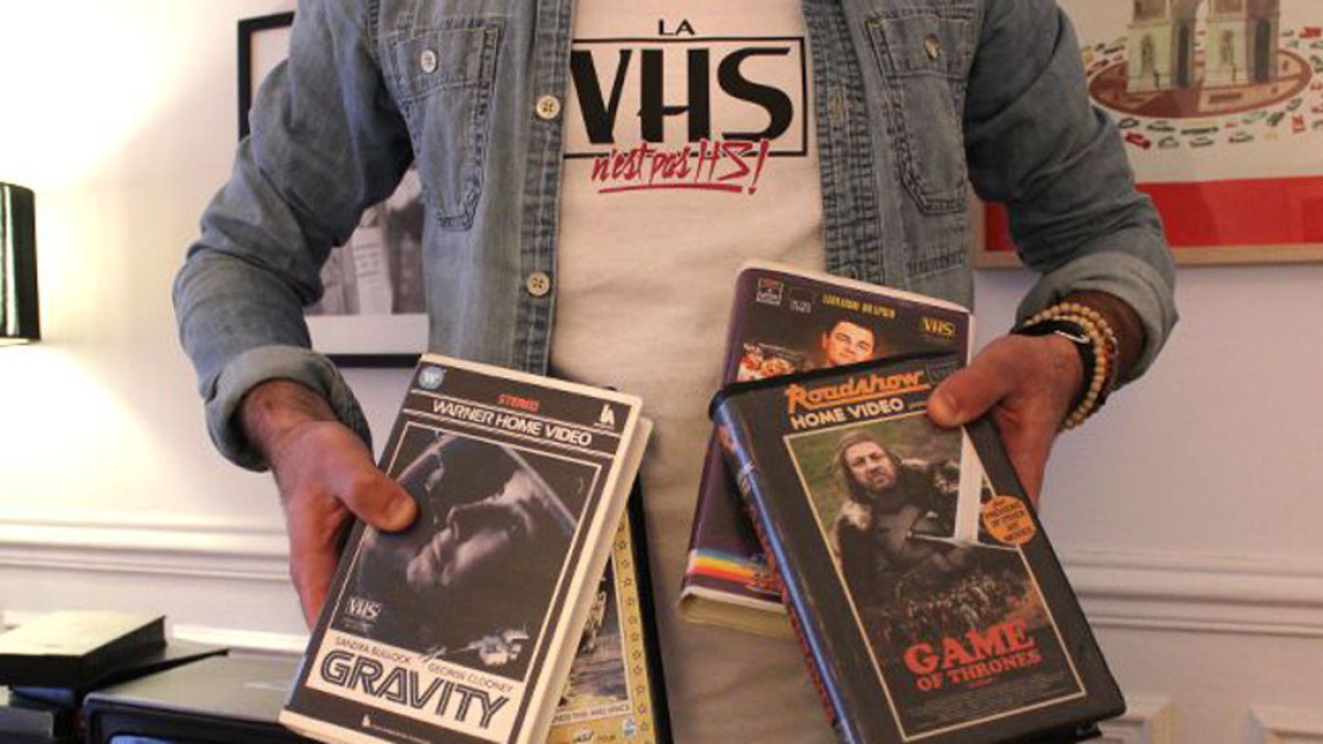 Asi se verían las caratulas de algunas series y películas en VHS ...