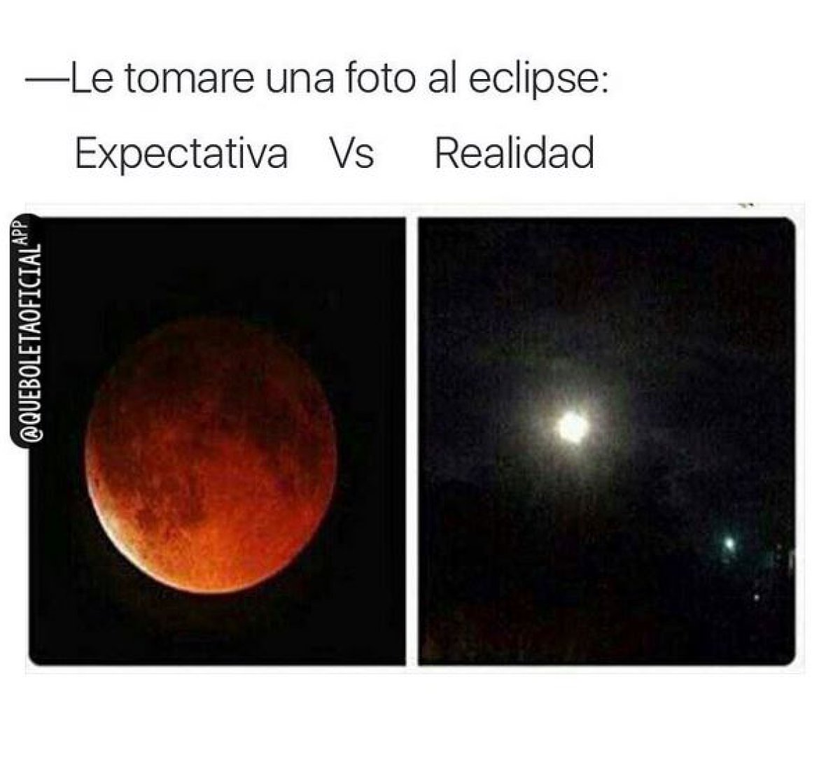 Los mejores memes del Eclipse Lunar | Fotogalería | Actualidad | LOS40 ...