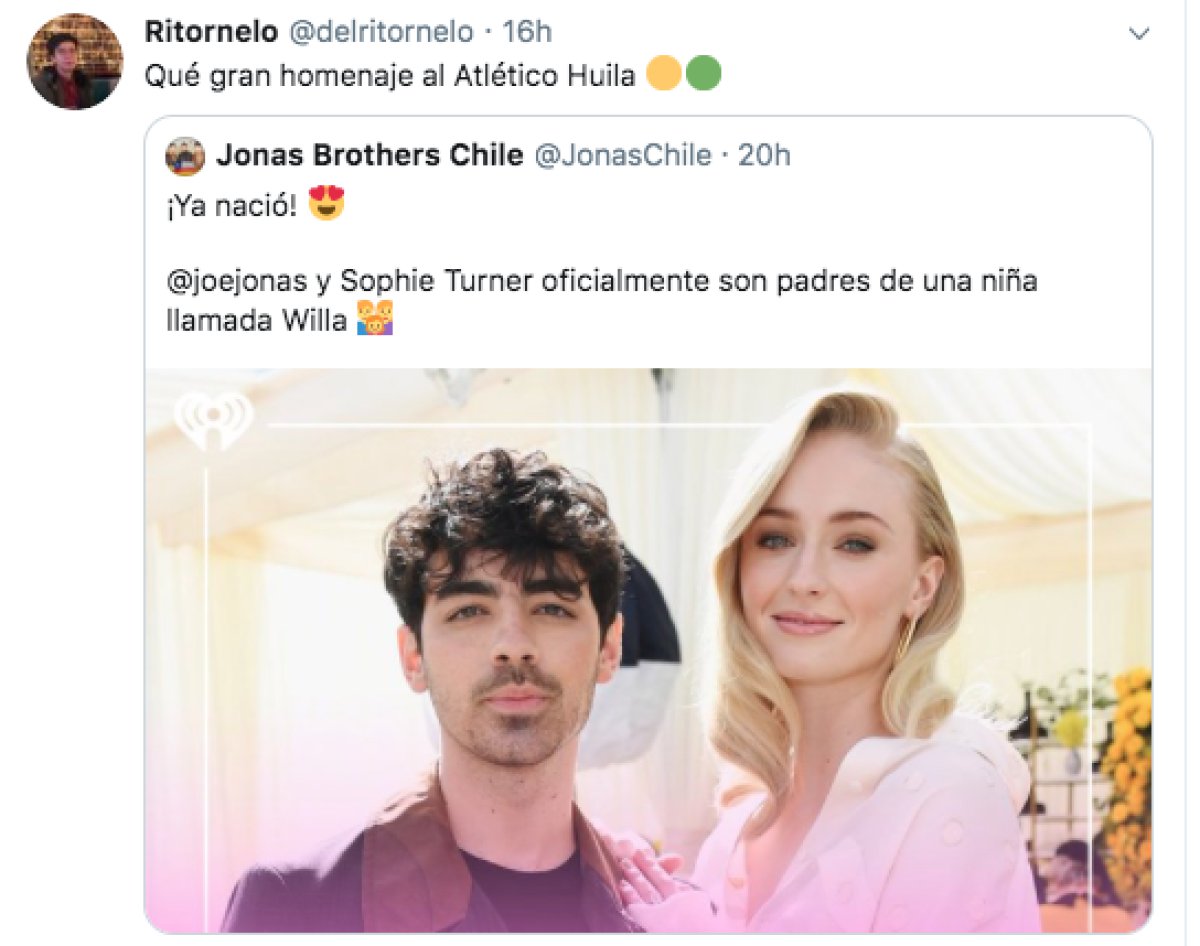 Los memes que dejó el nacimiento de la hija de Joe Jonas y Sophie ...