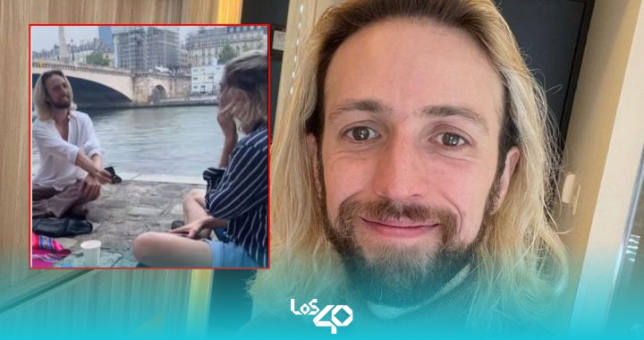 Esteman le propuso matrimonio a su novio con romántica canción en París ...